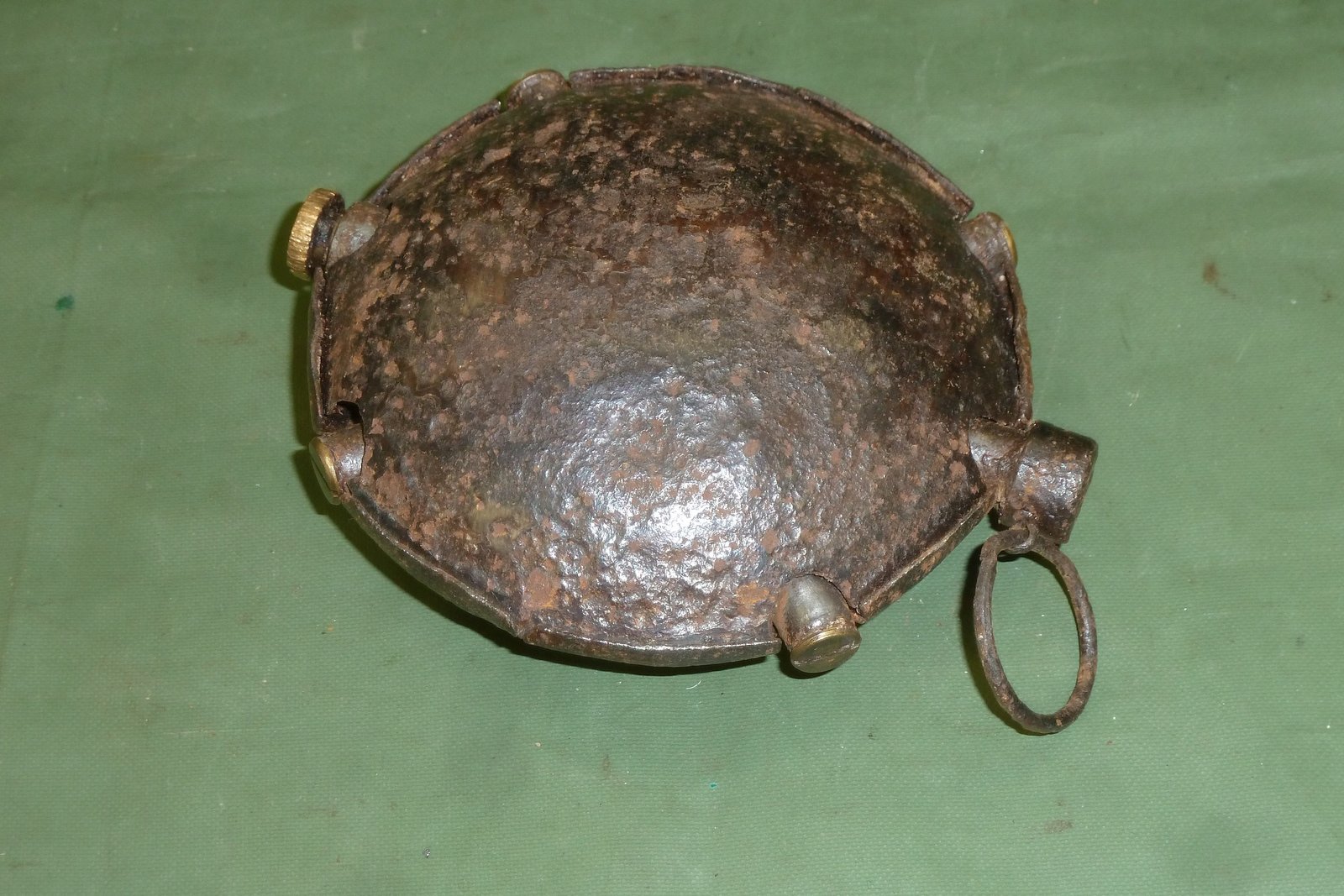 WW1 GERMAN DISCUS/TURTLE GRENADE (E128) - Chelmsford Militaria